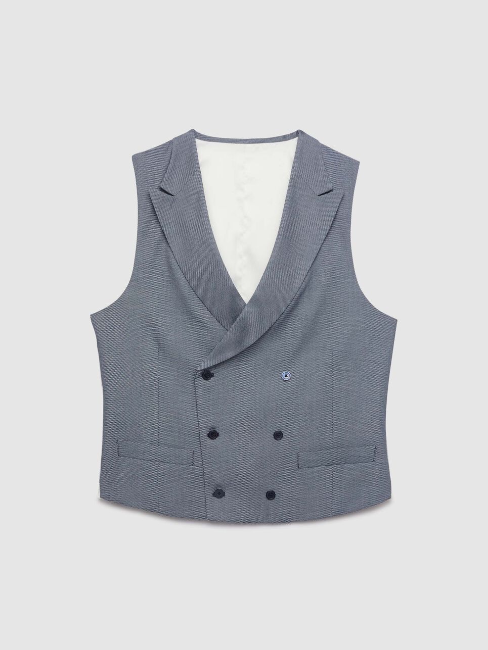 CHALECO OJO PERDIZ AZUL