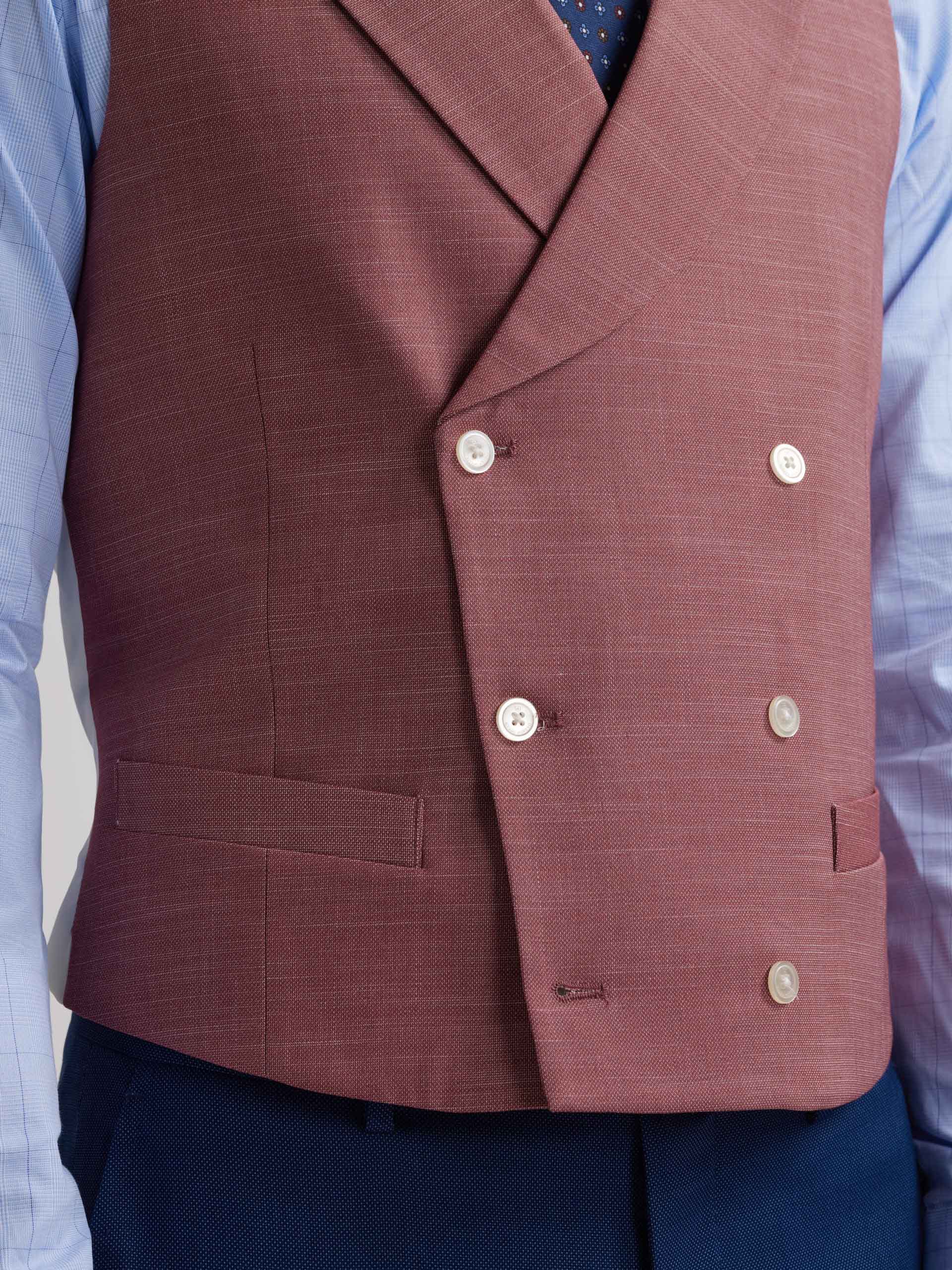 CHALECO ESTRUCTURA BURDEOS