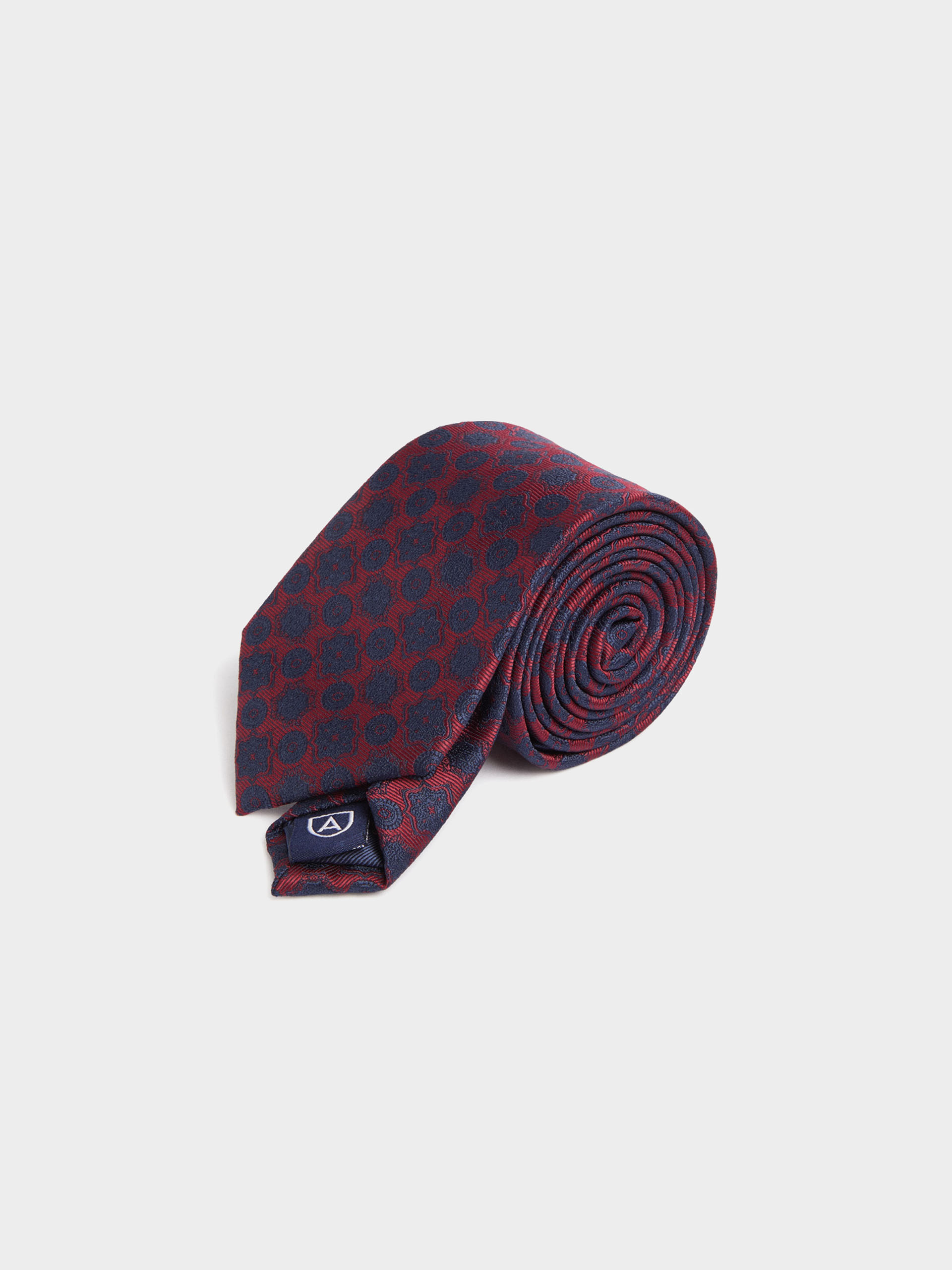 CORBATA JACQUARD MF ROJO