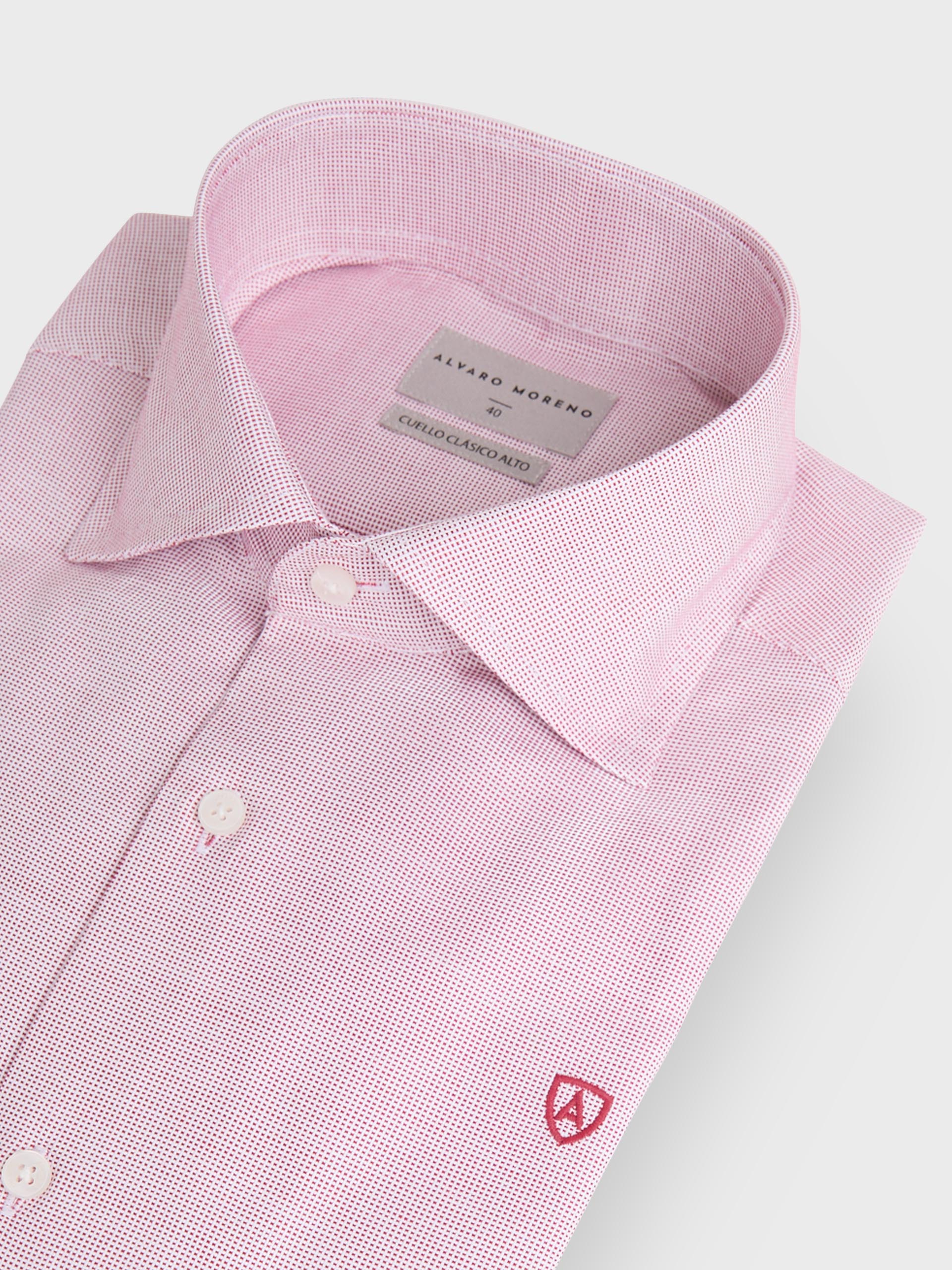 CAMISA ROMA ESTRUCTURA BURDEOS