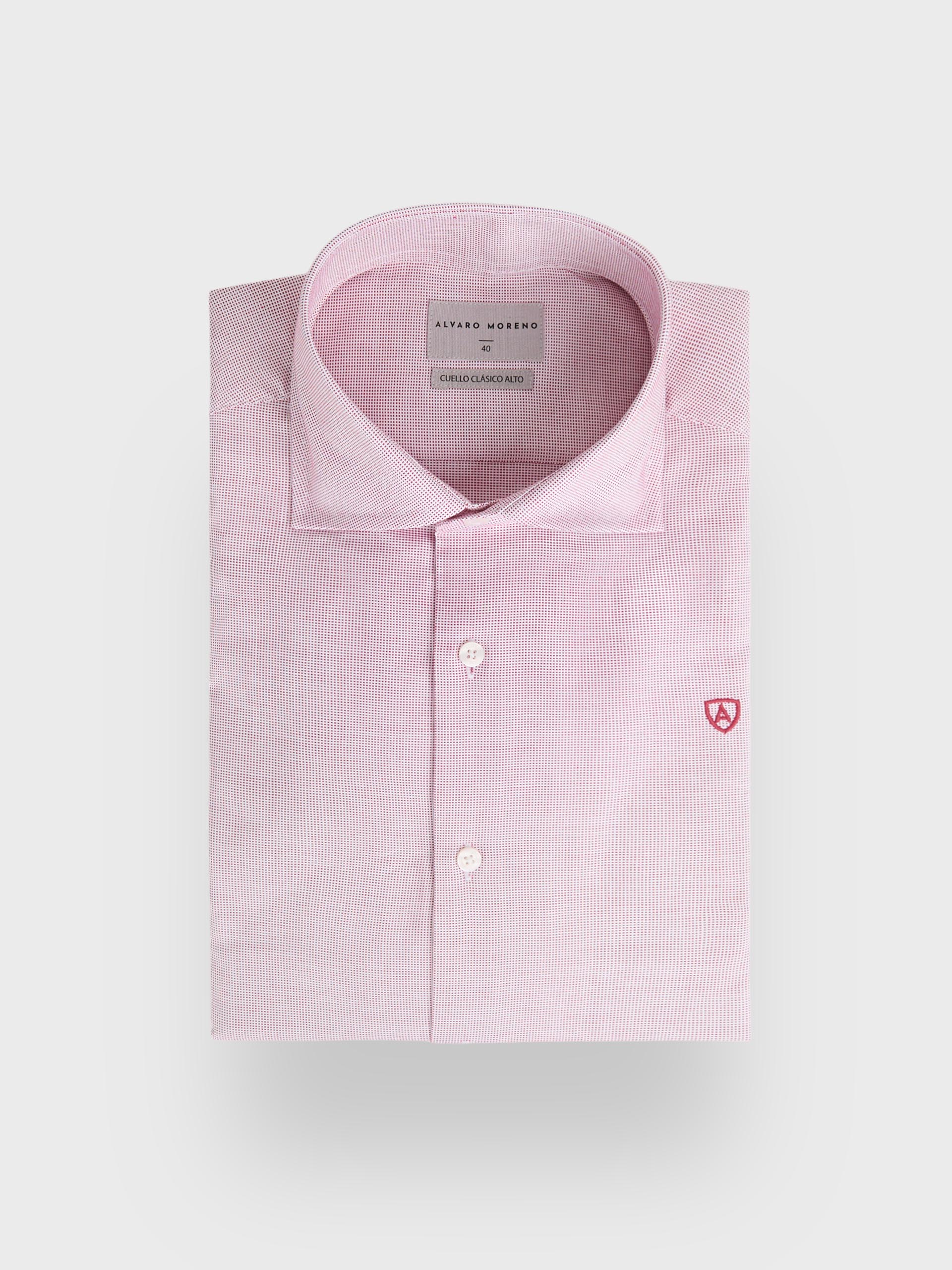 CAMISA ROMA ESTRUCTURA BURDEOS